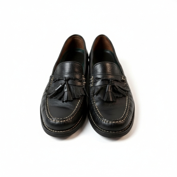 Vintage | Shoes | Vintage Hs Trask Handmade Leather Loafers Bozeman ...